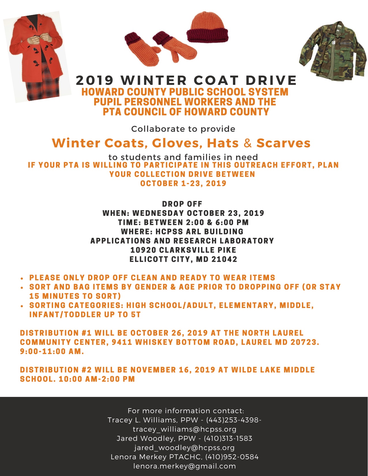 2019 Winter Coat Drive – CES PTA